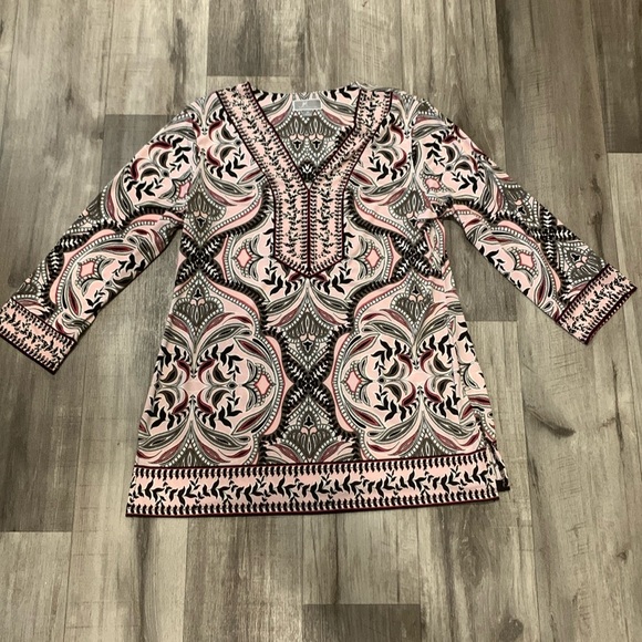 JM Collection | Tops | Jm Collection Medium Bohemian 34 Sleeves ...